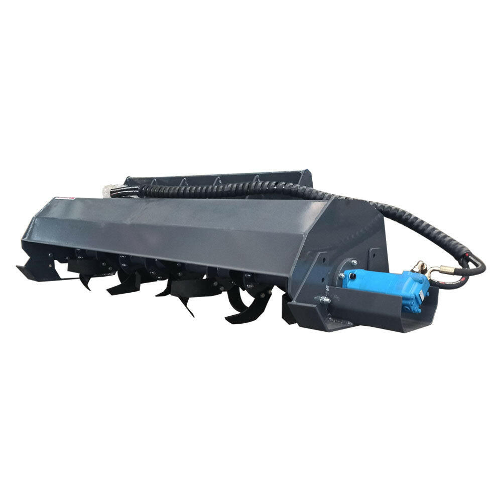 72" Skid Steer Hydraulic Tiller, 32Pcs Blade | AGT-ECSSTR072 | AGT ...