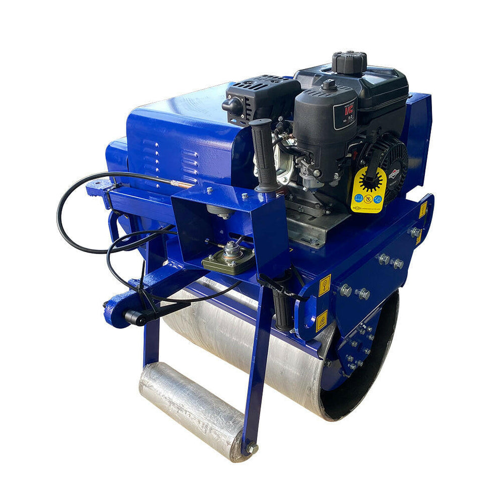 6.5 HP Single Drum Walk Behind Vibratory Rollers Compactor Black Friday ...