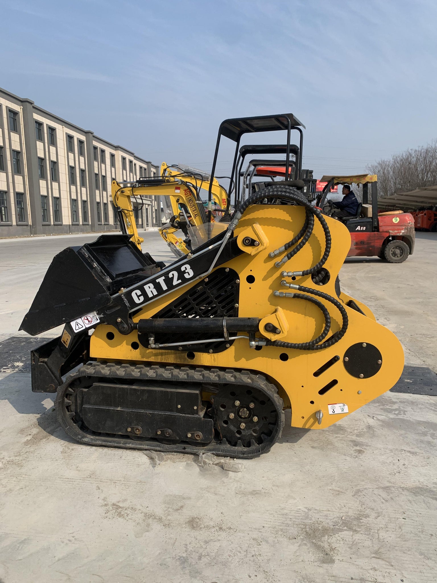 MIni Skid Steer Stand On Track Loader