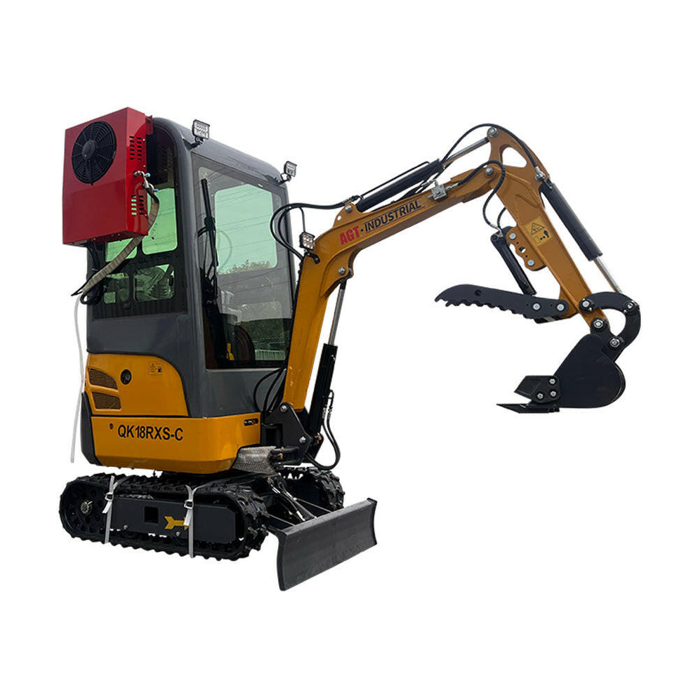 1-ton, Rato Engine Mini Excavator w/Air Conditioning & Enclosed Cab ...