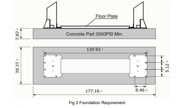 Plan View Of Auto Lift Lift Elevator Plan And Installation Cad Drawing